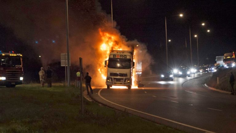 Fawkner: Truck driver escapes as cabin catches fire | Northern